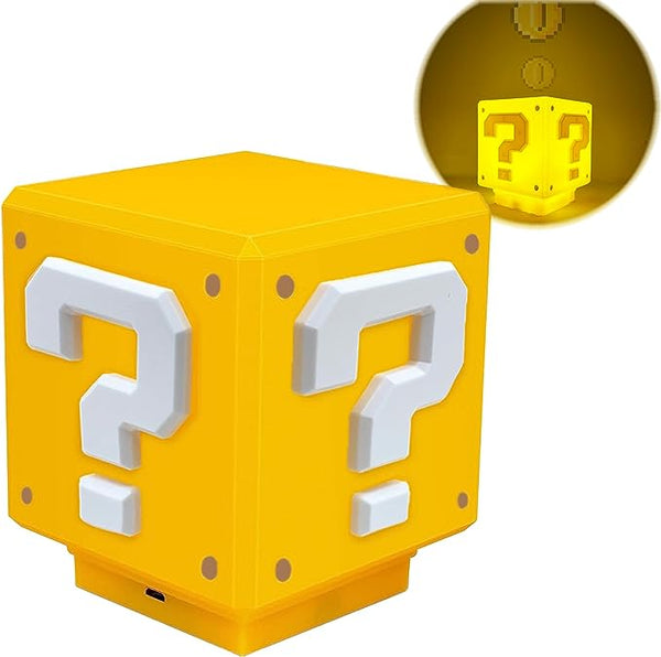 Mario LED-Super Mario Mini Question Block Light – RetroGoods