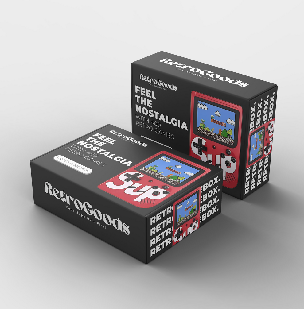 Retro Game Box 400 in 1 Games With Free Remote (Premium Quality) by ...